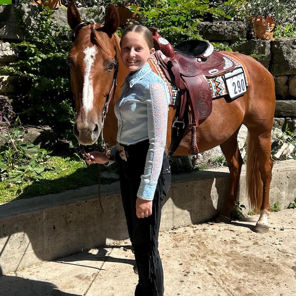 Shirt Western Custom Rodeo Queen, Showmanship, Horsemanship , Western ...