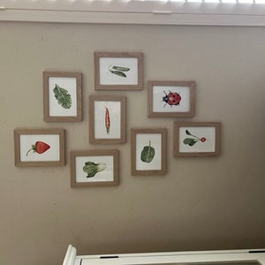 Garden Alphabet Watercolor Nursery Art Garden ABC Print Playroom Decor ...