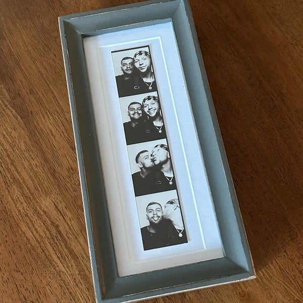Picture Frame for 2x6" or 2x8" PHOTO BOOTH STRIP in Foxy Cove Style and ...