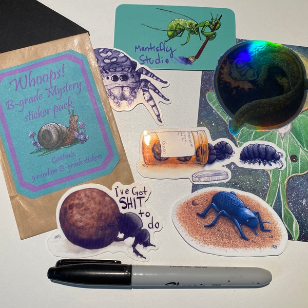 Isopod Bookmark - Block Print, Each One is Unique! - Etsy