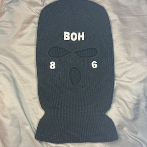 Custom Embroidered 3 Hole Knitted Ski Mask, Embroidery Ski Mask ...