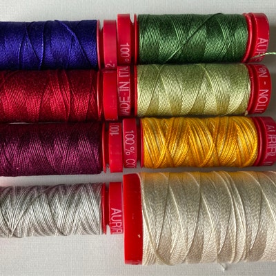 White 2024 50wt Cone Aurifil Thread - Etsy