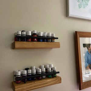 Essential Oil Floating Shelf Essential Oil Display, Wall Shelf ...
