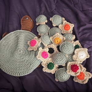 The ORIGINAL Turtle Memory Game PATTERN English Pdf ORIGINAL Stitched ...