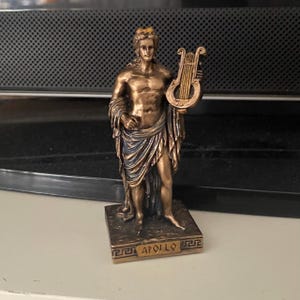 Vintage Medusa Mini Statue Small Hand-painted Ancient Greek Gorgon ...