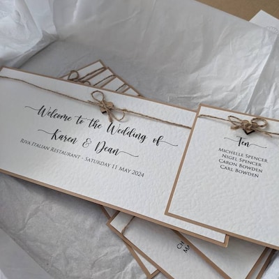 RUSTIC HEARTS Table Plan Cards, Table Plan, Rustic, Wooden Heart, Twine ...