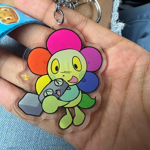 Firey Bfdi Keychain - Bfdi - Battle for Dream Island - BFB - Battle for ...