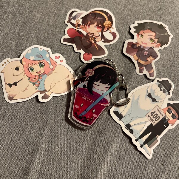 JJK Gojo Chibi Acrylic Charm Keychain - Etsy