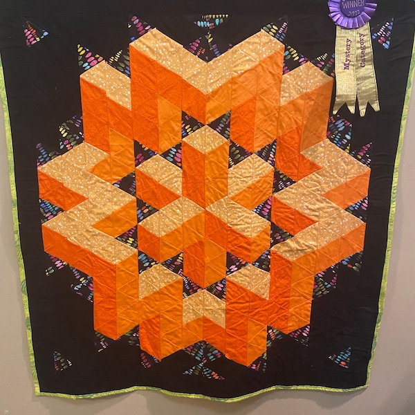 ASTERISK Quilt Pattern - EASY Beginner Friendly Project - 3D Quilt ...