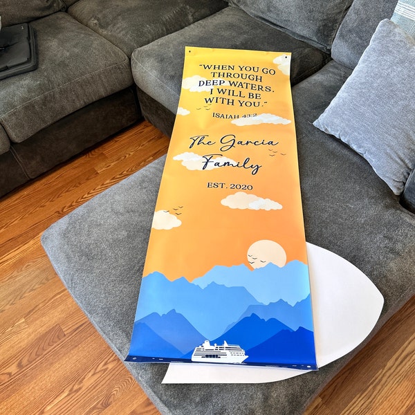 Custom Cruise Cabin Door Banner, Personalized Decor (54" X 18") - Etsy