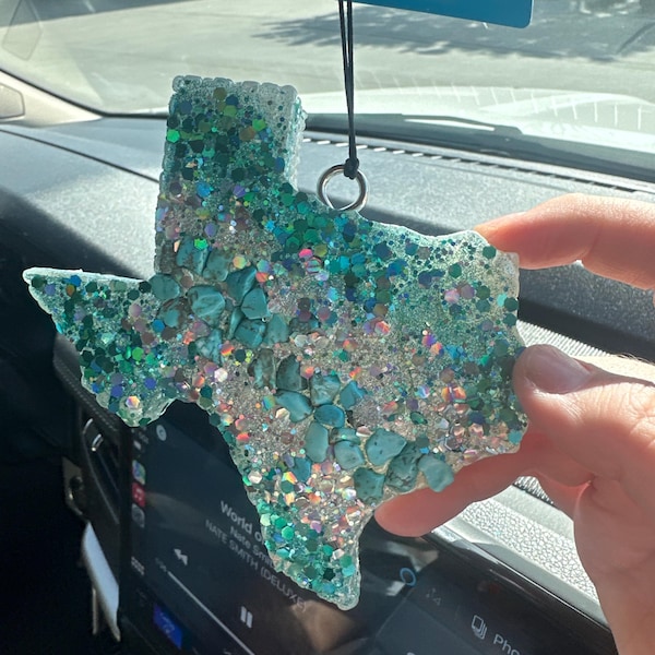 Cow Print Texas Freshie - Etsy