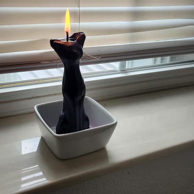 Cat Candle - Etsy
