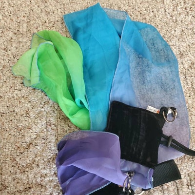 Wind Poi Ribbon Fabric Training Spinning and Dancing Poi - Etsy