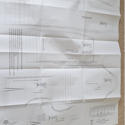 Basic Bra Pattern Block sloper Cup Size AA & D UK Created for Pattern ...