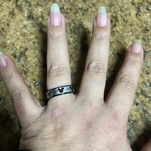 Winnie the Pooh Wedding Band, Tigger Ring, Eeyore Disney Wedding Ring ...