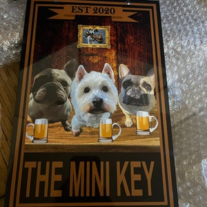 The Tipsy Toad Dome Top Swinging Custom Made Hanging Pub and Bar Sign ...