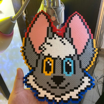 Custom Fursona Perler Badges - Etsy