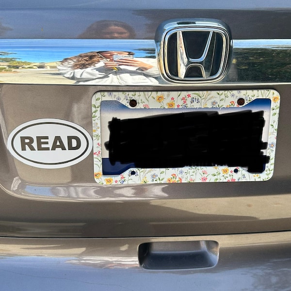 Wildflowers Too License Plate Cover- Car Accessory- Flower License ...