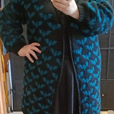 Batty Mosaic Crochet Pattern Bat Chart by Sixel Design - Etsy