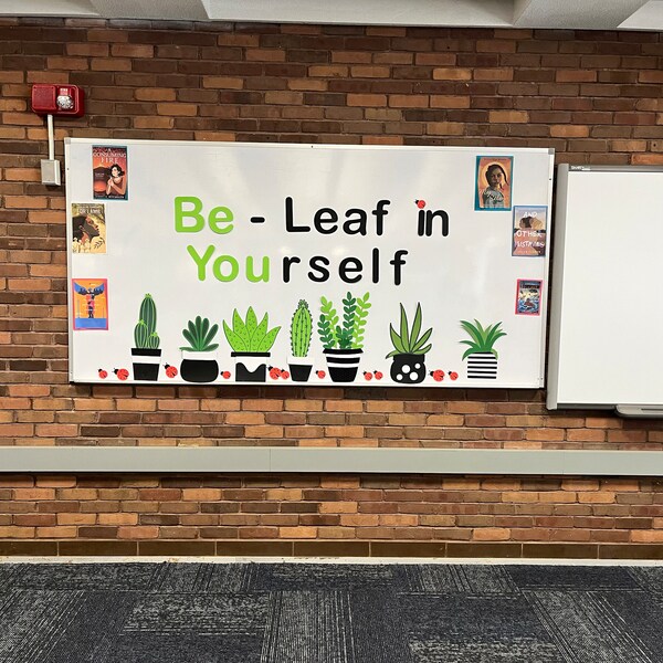 Be-leaf in Yourself, Plant Theme, Botanical Board, Pre-made, Succulent ...