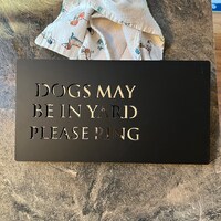 K Smart Sign Modern House Signs Plaque Door Number Street Glass Effect ...