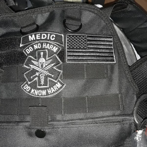 3D Embroidery Patch Military Tactical Patches Combat Emblem Appliques ...