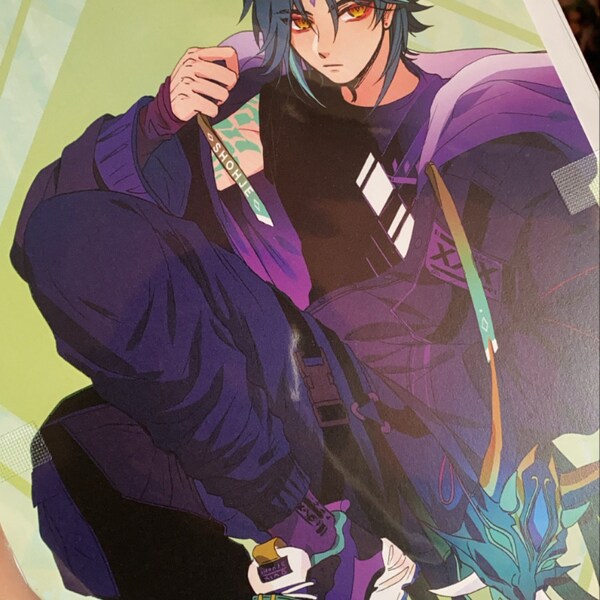 GENSHIN IMPACT - Xiao Fashion - PRINT (unofficial Fan Merch) - Etsy