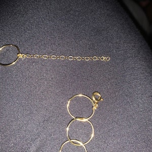 Open Faced Reveal Gold Band Ring | Etsy