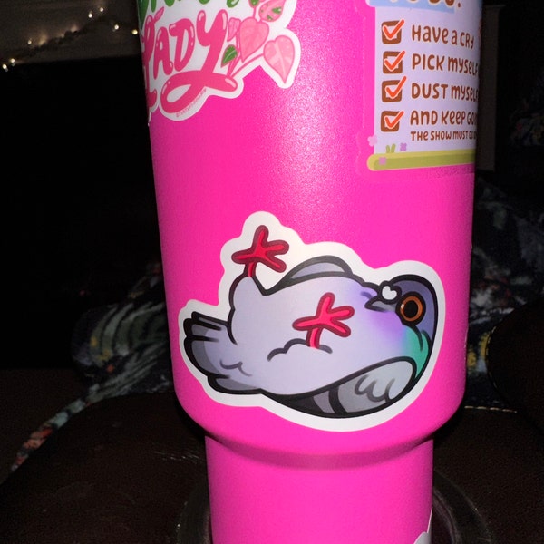 Pudgy Pigeon Sticker - Etsy