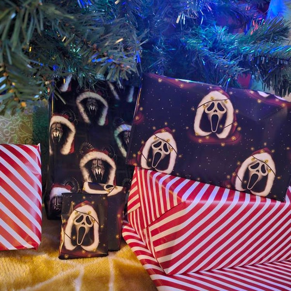 Scream, It's Your Birthday Grimwrap Horror Movie Wrapping Paper, Scream ...