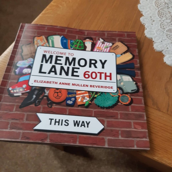 Personalised 60th Birthday Memory Lane Book UK Edition, Milestone ...