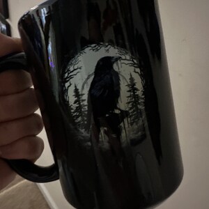 Gothic Raven Blanket Night's Sentinel, Velveteen Fuzzy Raven Blanket ...