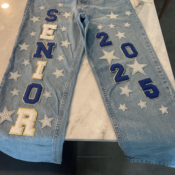 Chenille Number Patches for Clothing; 3 Inch Number Patches Trimmed in ...