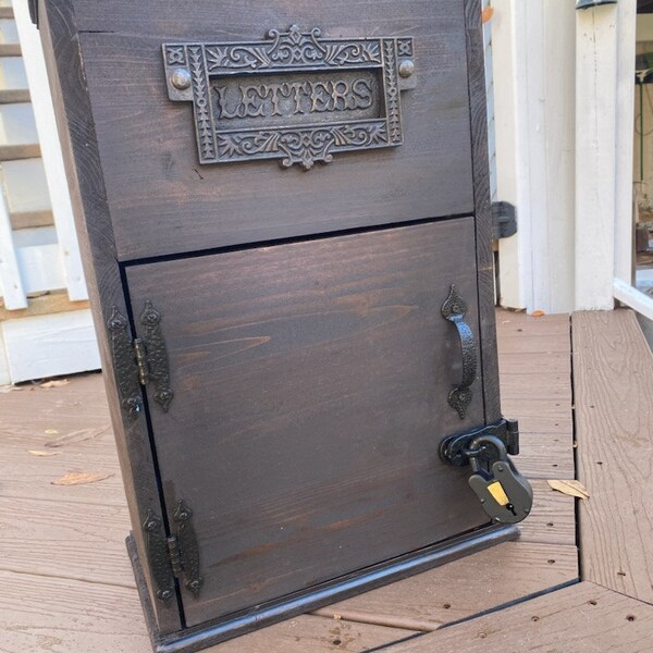 Small A Kenrick & Sons Antique Iron Letter Box, Vintage Kenrick Iron ...