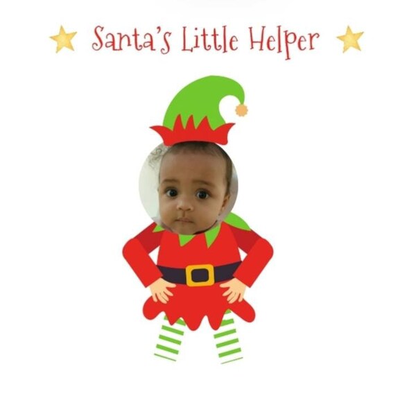 Elf Footprint Art | Baby's First Christmas Handprint Footprint Activity ...