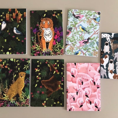 A6 Mini Notebook Blue Swan - Etsy