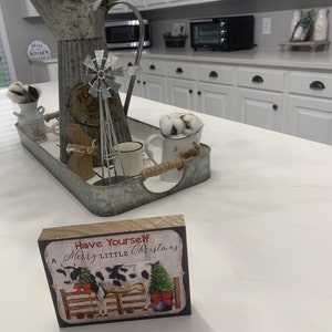 Hello Fall Wooden Block Sign Simple Fall Tiered Tray Decor | Etsy