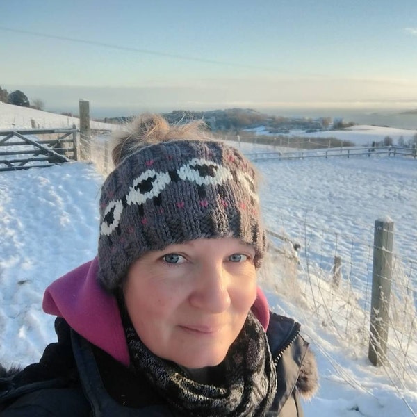 Ladies Gnome Gonk Hat Knitting Pattern Suitable for Aran Worsted Yarn ...