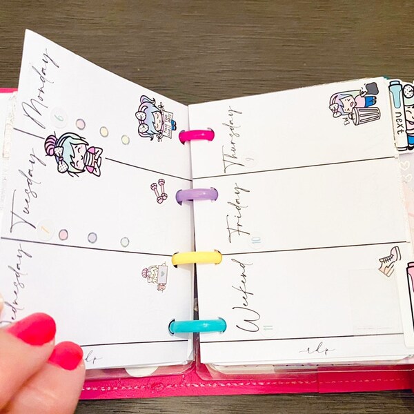 PRINTABLE HP Classic Printable Happy Planner Inserts Yearly Sheet Blank ...