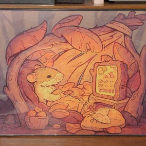 Rowdy Rats Whimsical Art Print - Etsy