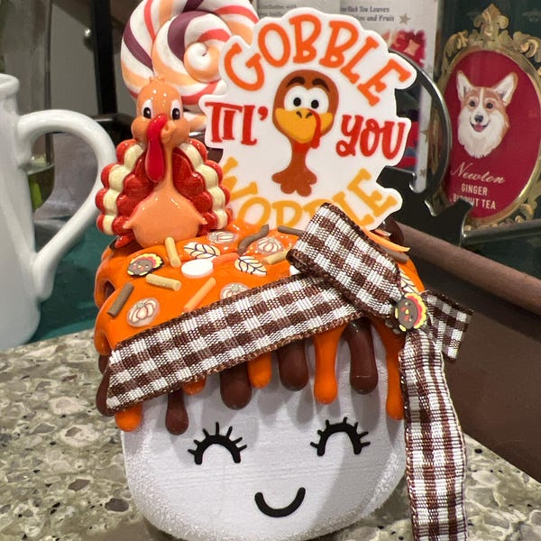 Faux Marshmallow Buddy, Hot Cocoa, Fall/christmas Tiered Tray Decor ...
