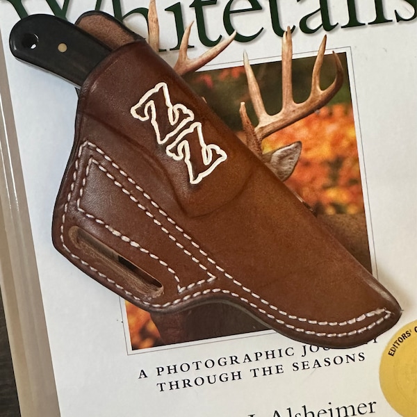 Leather Knife Sheath for a Buck 113 or Similar Knife - TOOL NOT ...