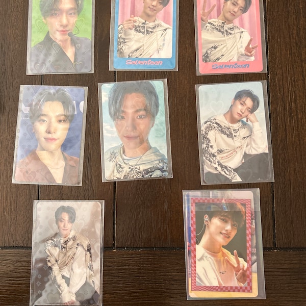 SEVENTEEN OFFICIAL PHOTOCARDS - Caratland 2022 - Scoups Joshua Jun Dino Hoshi Dk Dokyeom Mingyu ...