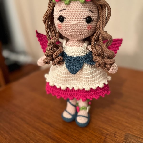 Fairy Girl Lila English Pattern - Etsy