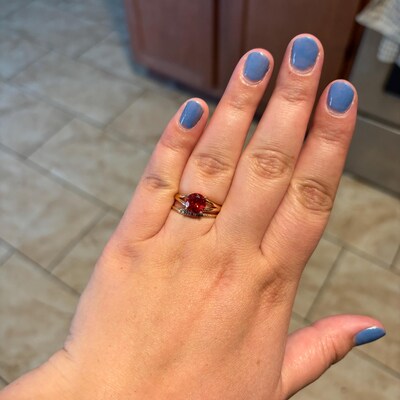 Green Amethyst Custom Statement Ring, One-of-a-kind, Mens Ring, Green Gemstone Ring, Art Deco ...