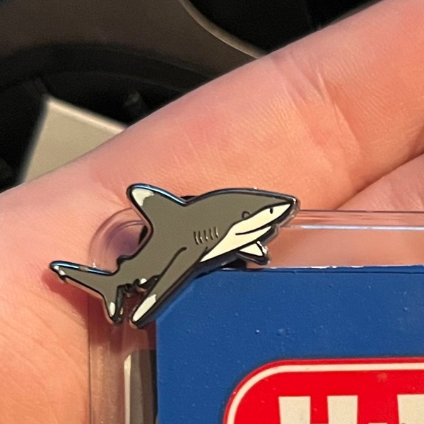 Pineapple Shark Hard Enamel Pin - Etsy