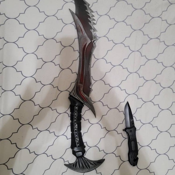 Steel Daedric Dagger - Full-size Unique Collectible Daedra Demon ...