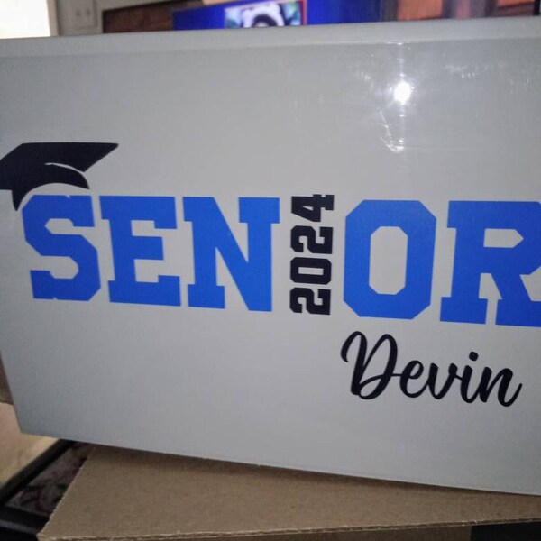 Personalized Graduation Sport Senior Basket, Custom Football ...