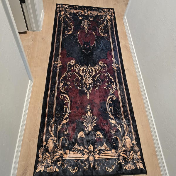 Crescent Moon Area Rug, Celestial Decor Carpet, Night Sky Living Room ...