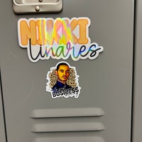 Personalized Name Sticker, Custom Name Sticker, Pastel Name Sticker ...